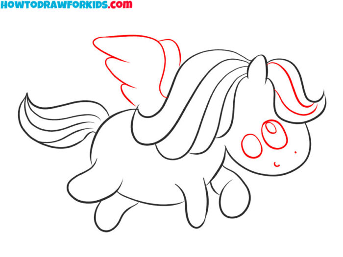 How to Draw a Pegasus - Easy Drawing Tutorial For Kids