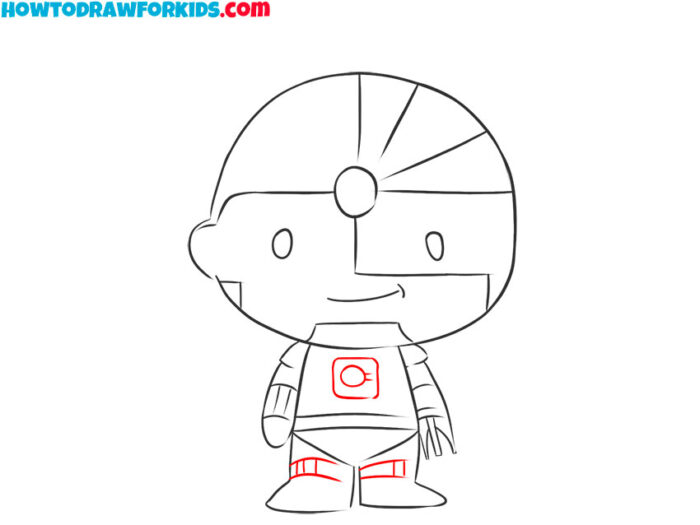 How to Draw Cyborg - Easy Drawing Tutorial For Kids