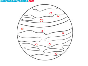 How to Draw Jupiter - Easy Drawing Tutorial For Kids