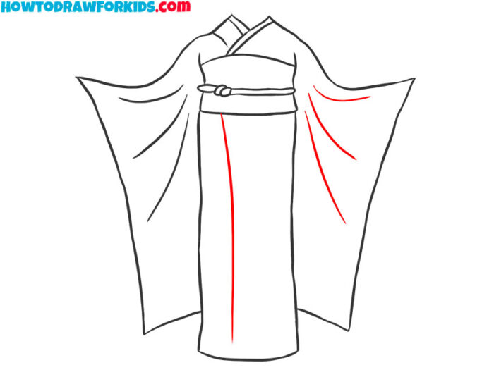 How to Draw a Kimono - Easy Drawing Tutorial For Kids