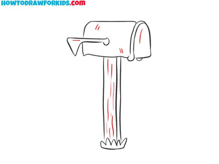 How to Draw a Mailbox - Easy Drawing Tutorial For Kids
