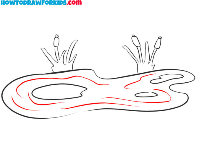 How to Draw a Pond - Easy Drawing Tutorial For Kids