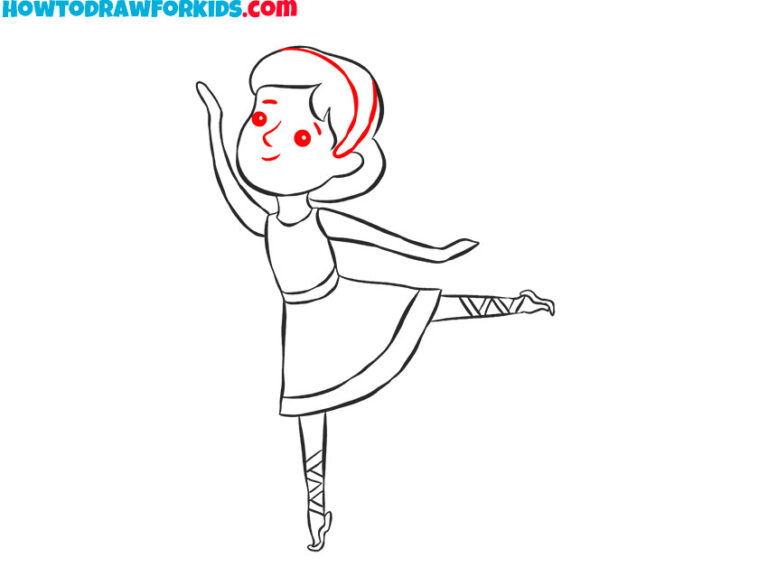 How to Draw a Dancer - Easy Drawing Tutorial For Kids
