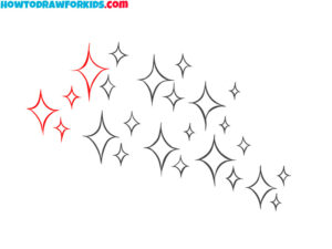 How to Draw Sparkles - Easy Drawing Tutorial For Kids