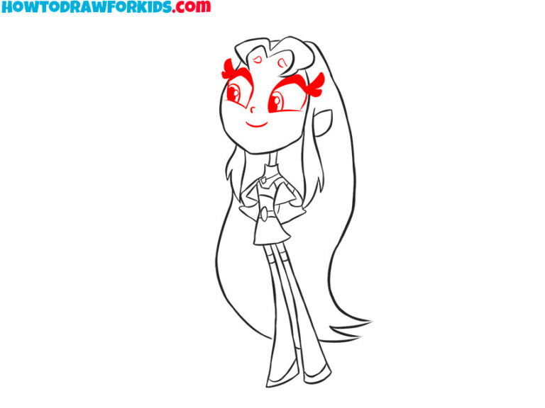 How to Draw Starfire - Easy Drawing Tutorial For Kids