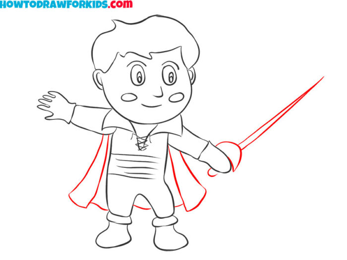 How to Draw Zorro - Easy Drawing Tutorial For Kids