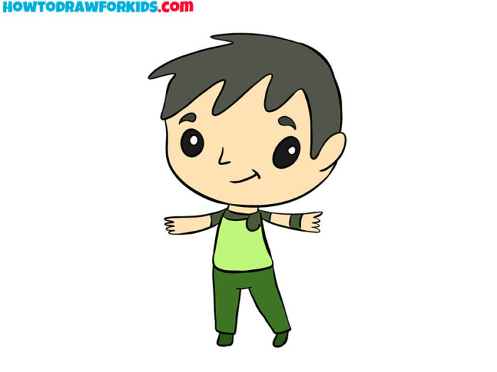 How to Draw Ben 10 - Easy Drawing Tutorial For Kids