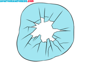 How to Draw Broken Glass - Easy Drawing Tutorial For Kids