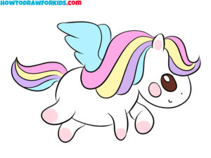 How to Draw a Pegasus - Easy Drawing Tutorial For Kids