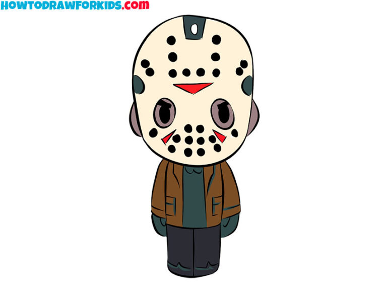 How to Draw Jason - Easy Drawing Tutorial For Kids