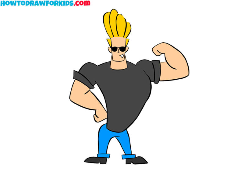 How to Draw a Muscular Man - Easy Drawing Tutorial For Kids