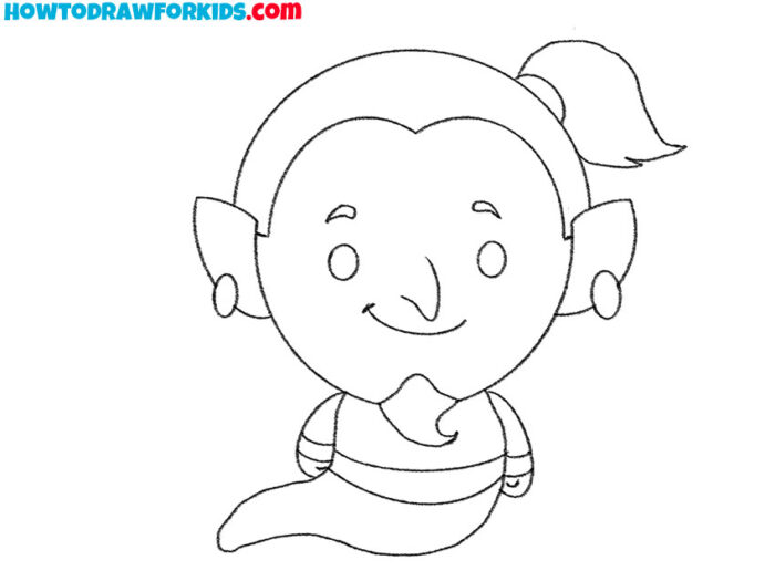 How to Draw Genie - Easy Drawing Tutorial For Kids