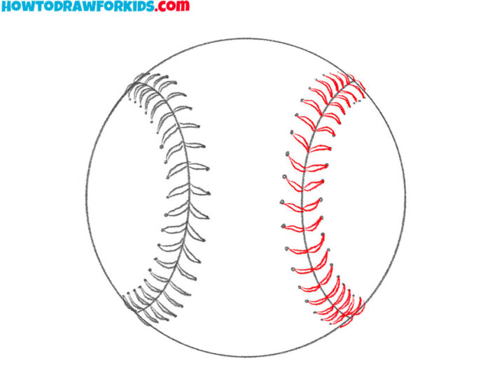 How to Draw a Baseball - Easy Drawing Tutorial For Kids