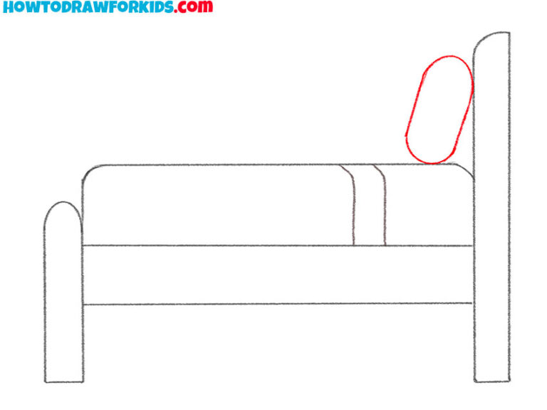 How to Draw a Bed - Easy Drawing Tutorial For Kids