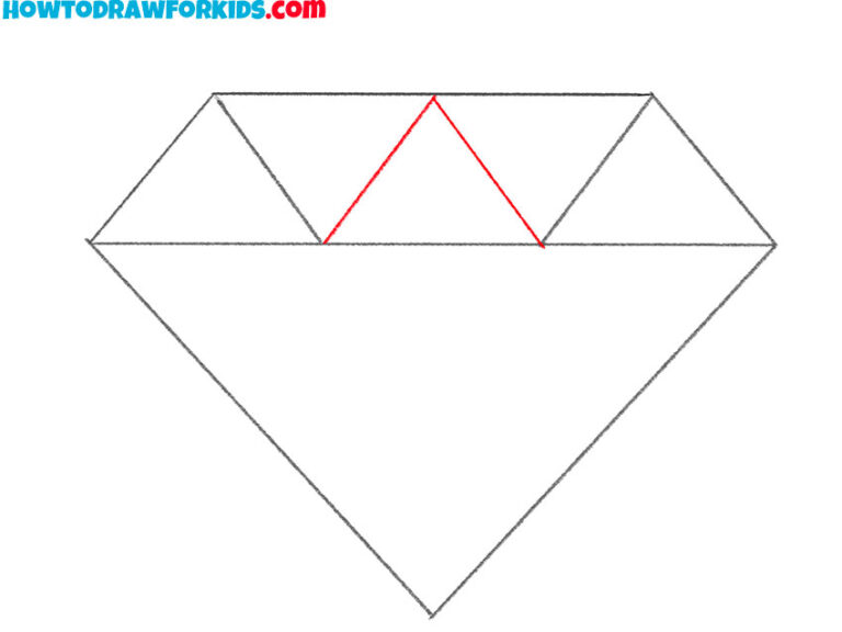 How to Draw a Diamond - Easy Drawing Tutorial For Kids