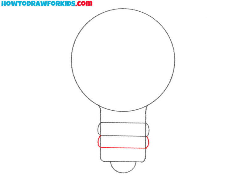 How to Draw a Light Bulb - Easy Drawing Tutorial For Kids