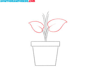 How to Draw a Plant - Easy Drawing Tutorial For Kids