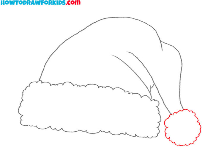 How to Draw a Santa's Hat - Easy Drawing Tutorial For Kids