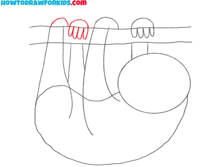 How to Draw a Sloth - Easy Drawing Tutorial For Kids