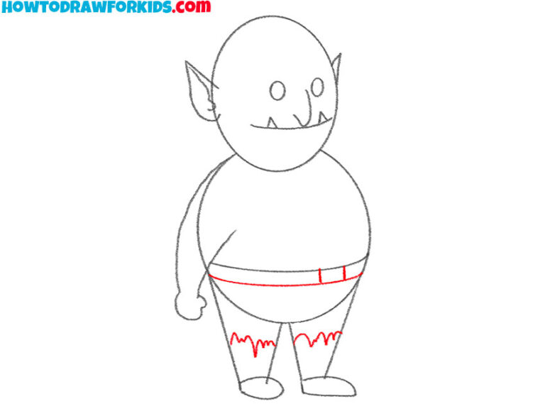 How to Draw an Ogre - Easy Drawing Tutorial For Kids