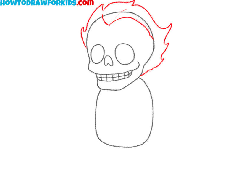 How to Draw Ghost Rider - Easy Drawing Tutorial For Kids