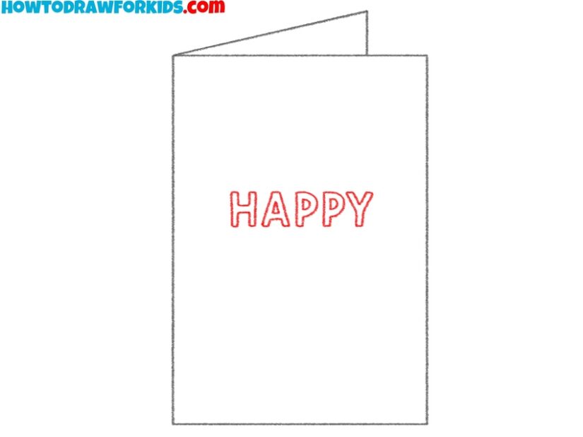How to Draw a Birthday Card - Easy Drawing Tutorial For Kids