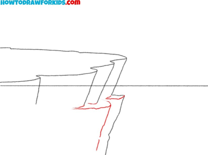How to Draw a Cliff - Easy Drawing Tutorial For Kids