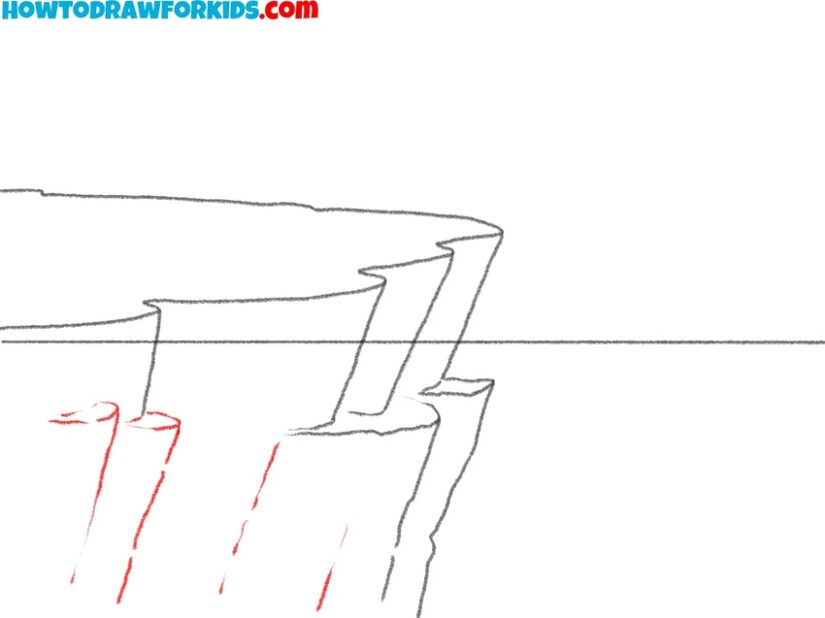 How to Draw a Cliff - Easy Drawing Tutorial For Kids