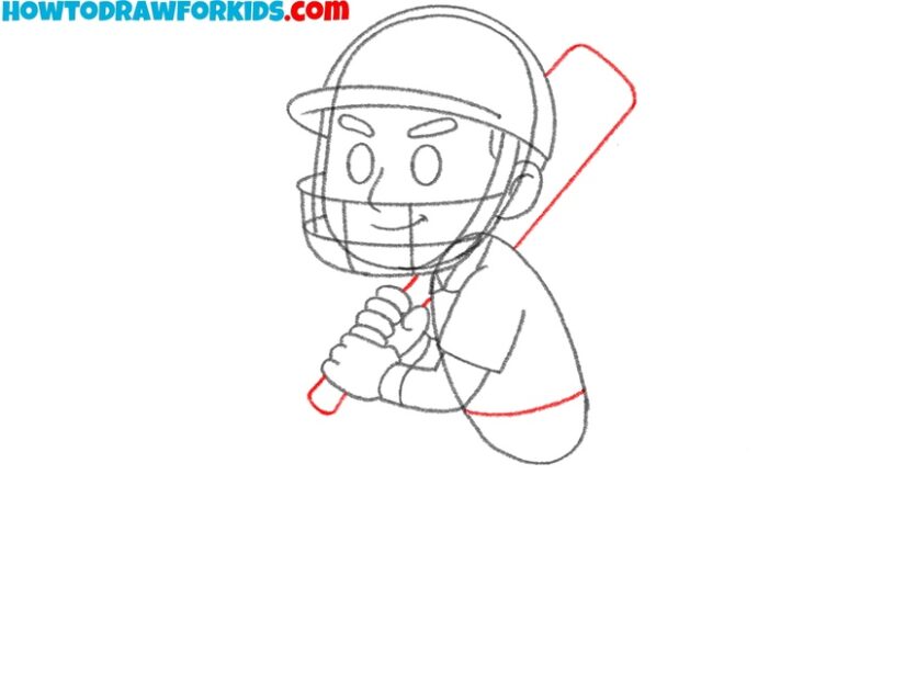 How to Draw a Cricketer - Easy Drawing Tutorial For Kids