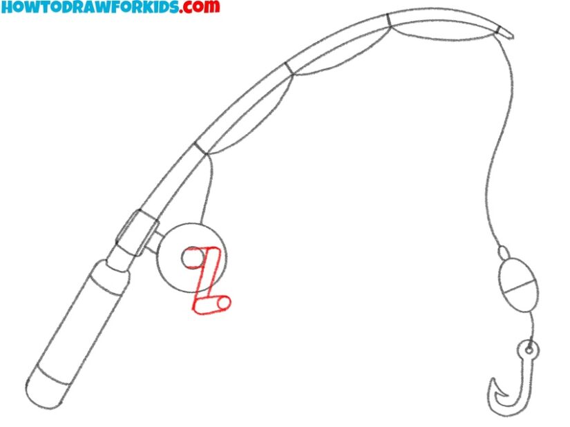 How to Draw a Fishing Pole - Easy Drawing Tutorial For Kids