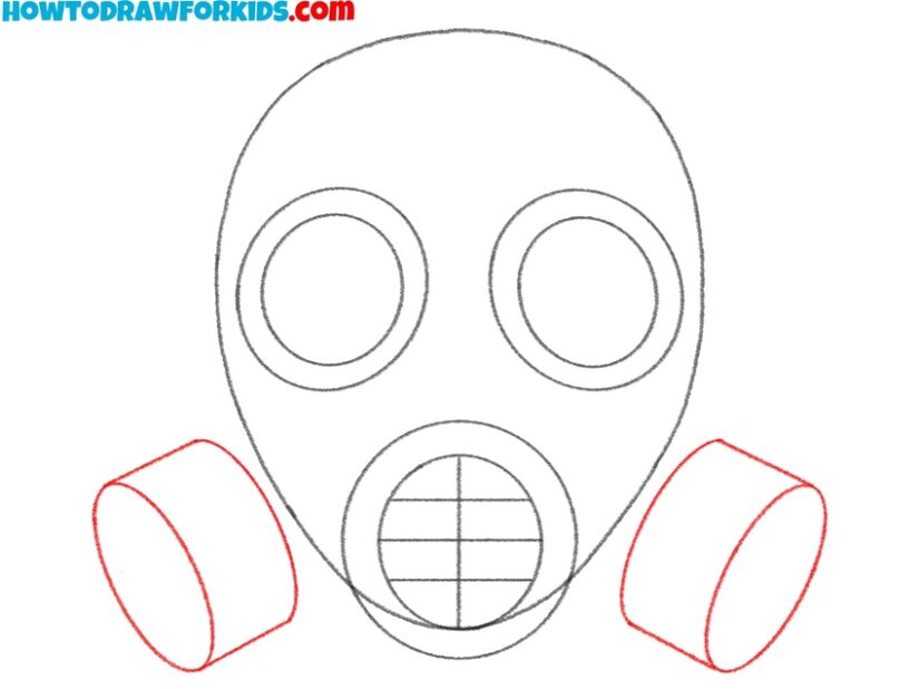 How to Draw a Gas Mask - Easy Drawing Tutorial For Kids