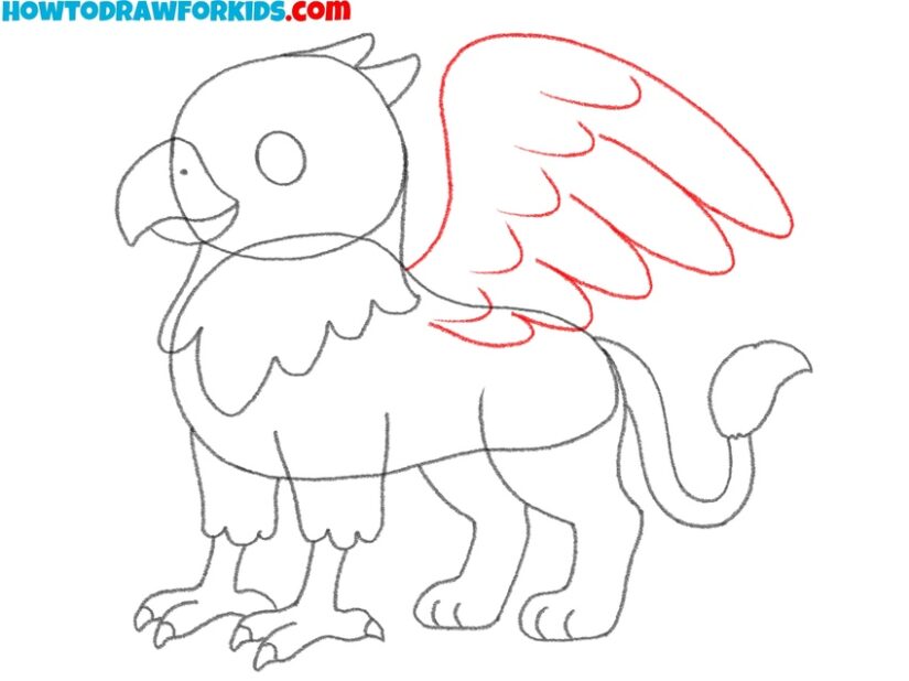 How to Draw a Griffin - Easy Drawing Tutorial For Kids