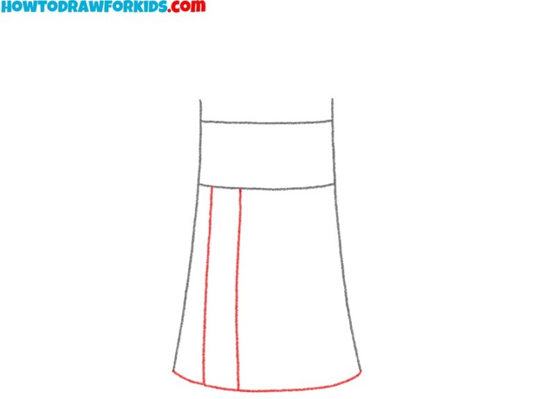 How to Draw a Kimono - Easy Drawing Tutorial For Kids