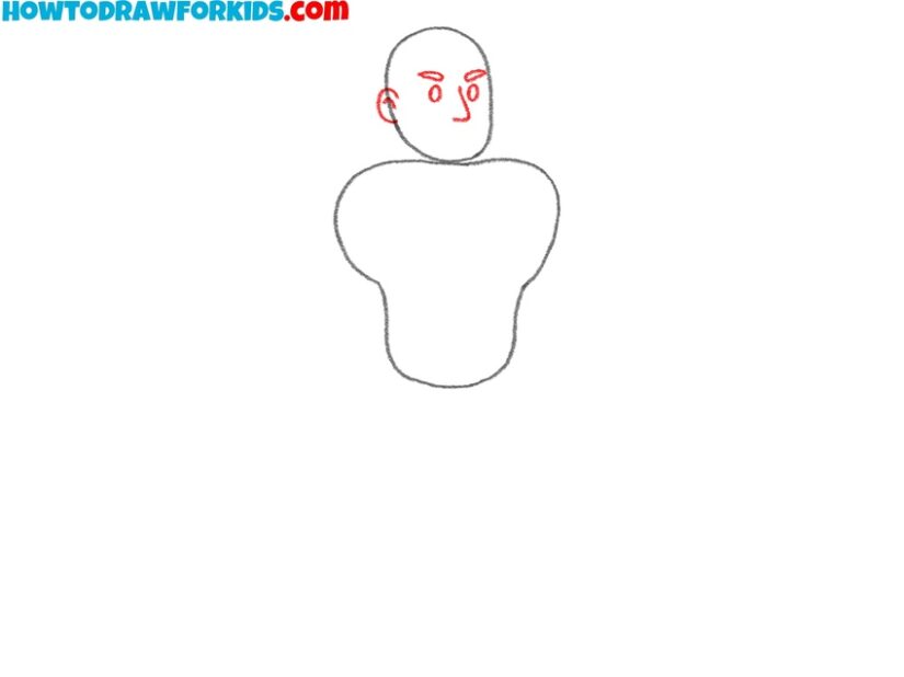 How to Draw a Muscular Man - Easy Drawing Tutorial For Kids