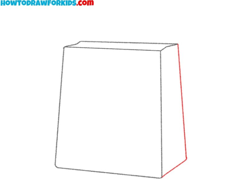 How to Draw a Shopping Bag - Easy Drawing Tutorial For Kids