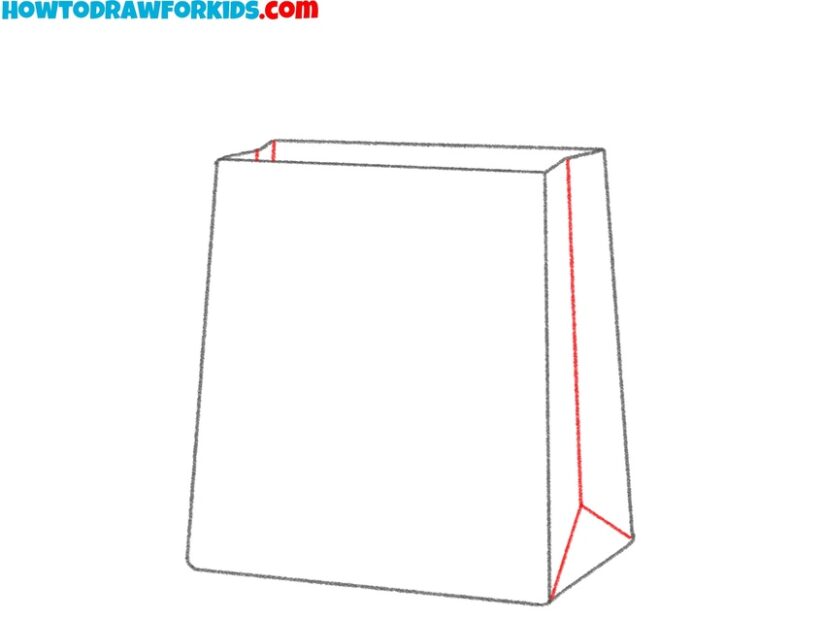 How to Draw a Shopping Bag - Easy Drawing Tutorial For Kids