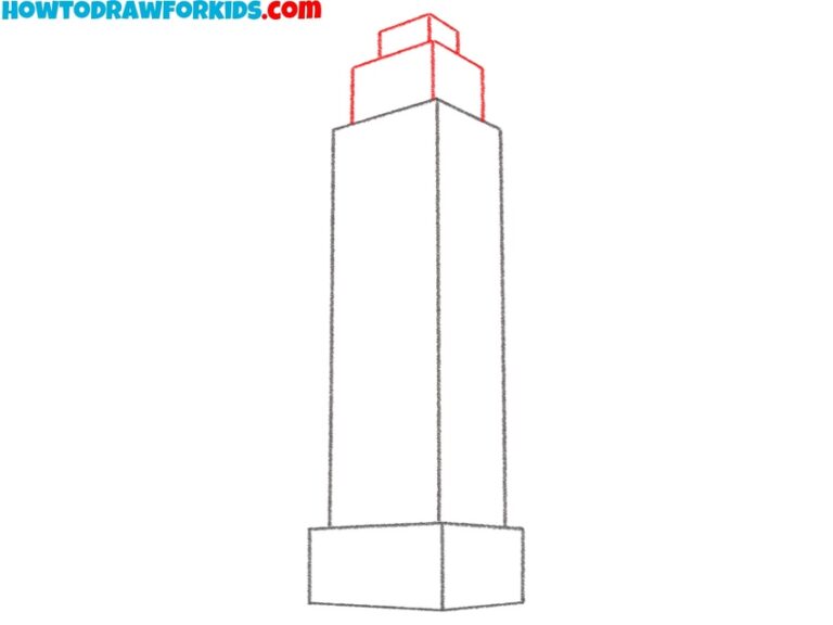 How to Draw a Skyscraper - Easy Drawing Tutorial For Kids