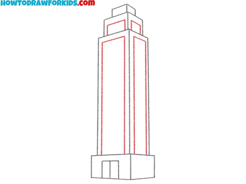 How to Draw a Skyscraper - Easy Drawing Tutorial For Kids