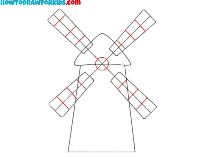 How to Draw a Windmill - Easy Drawing Tutorial For Kids