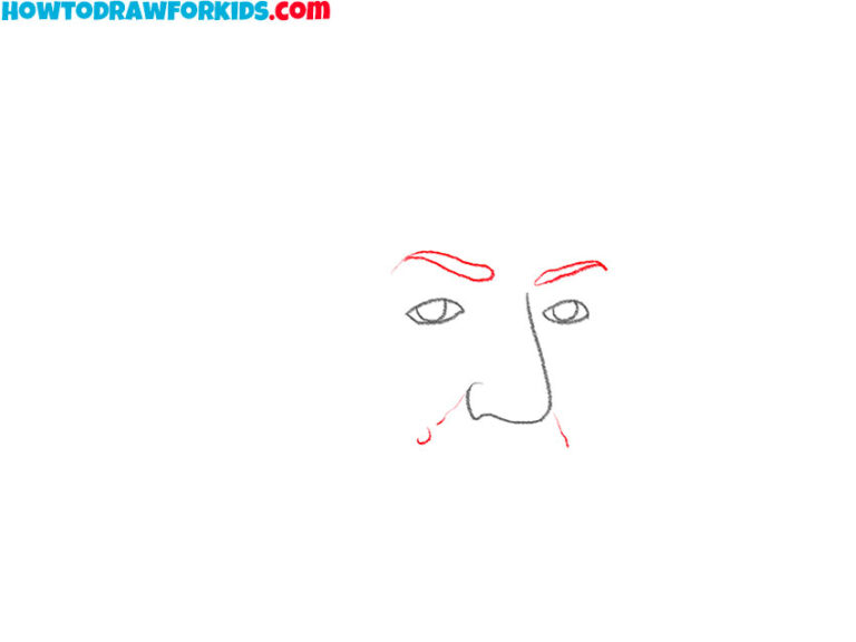 How to Draw Abraham Lincoln - Easy Drawing Tutorial For Kids