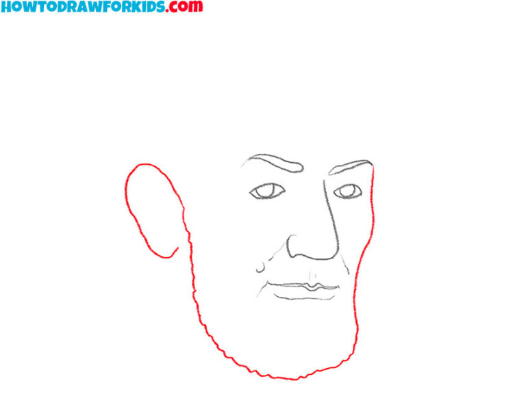 How to Draw Abraham Lincoln - Easy Drawing Tutorial For Kids