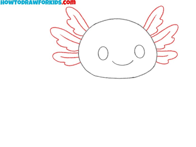 How to Draw an Axolotl - Easy Drawing Tutorial For Kids