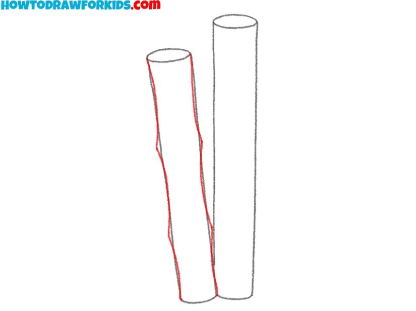 How to Draw Bamboo - Easy Drawing Tutorial For Kids