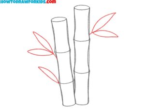 How to Draw Bamboo - Easy Drawing Tutorial For Kids