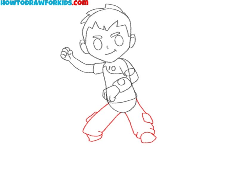 How to Draw Ben 10 - Easy Drawing Tutorial For Kids