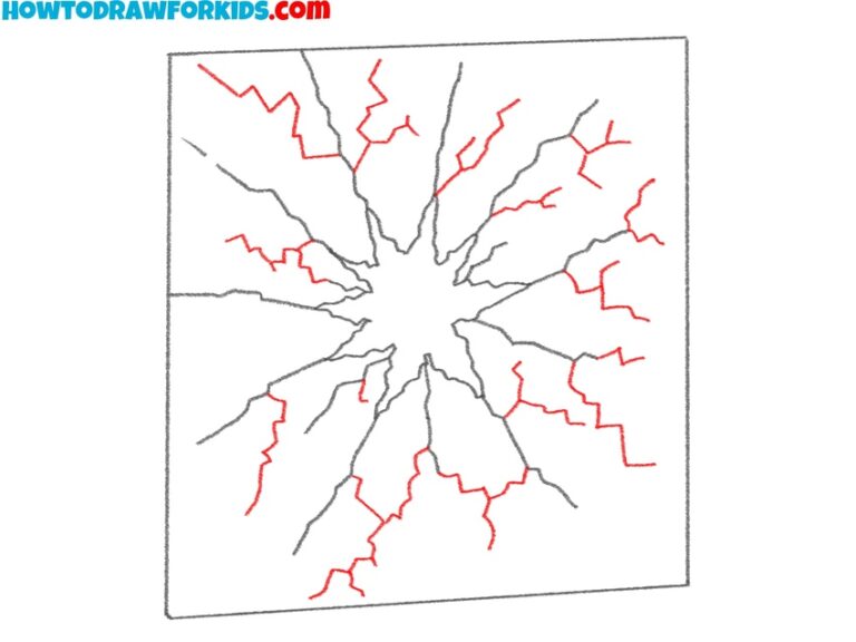 How to Draw Broken Glass - Easy Drawing Tutorial For Kids