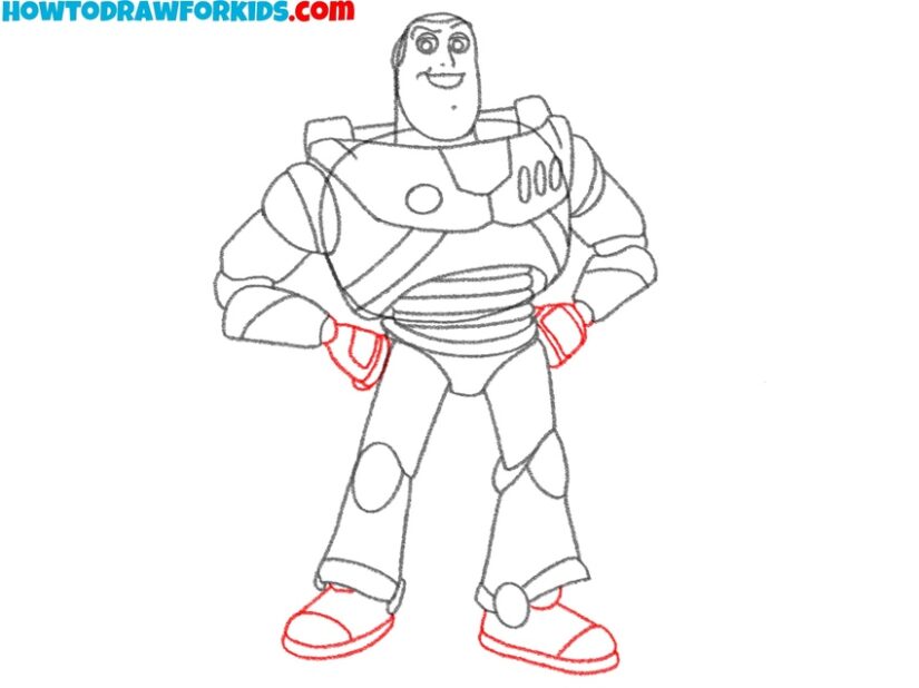 How to Draw Buzz Lightyear - Easy Drawing Tutorial For Kids