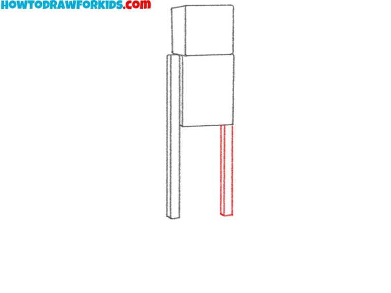 How to Draw Enderman - Easy Drawing Tutorial For Kids