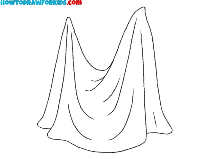 How to Draw Fabric - Easy Drawing Tutorial For Kids