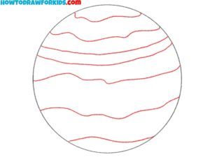 How to Draw Jupiter - Easy Drawing Tutorial For Kids